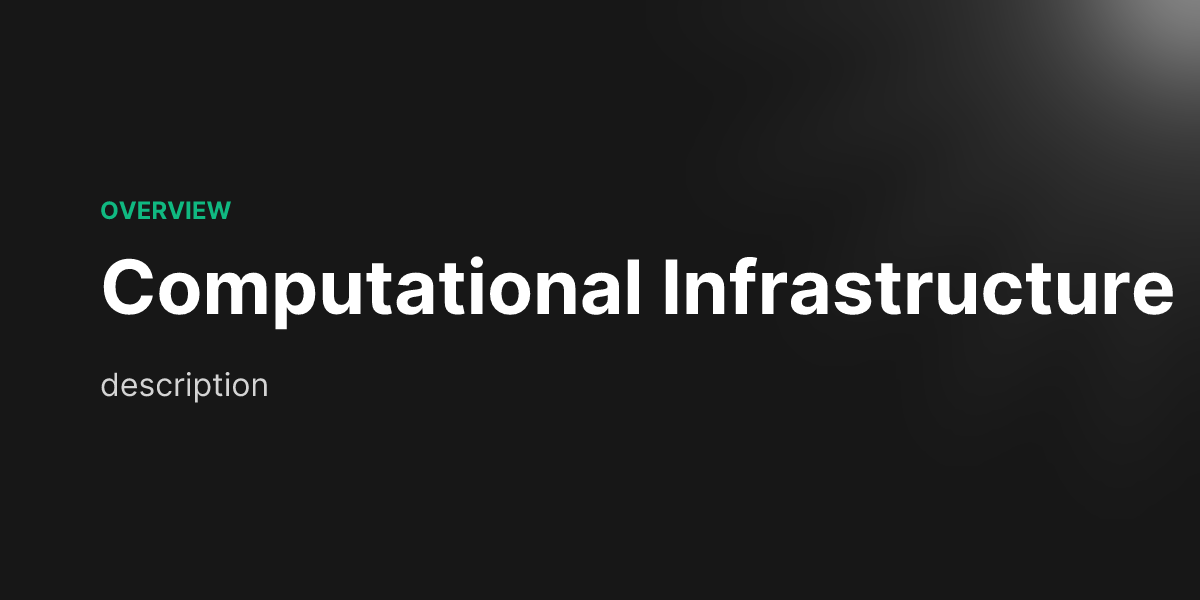 Computational Infrastructure - Inductiva.AI