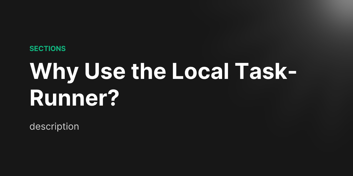 Why Use the Local Task-Runner? - Inductiva.AI
